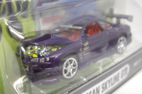2002 MUSCLE MACHINES - IMPORT TUNER 【'00 NISSAN SKYLINE GTR】 PURPLE ...