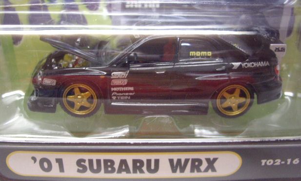 2002 MUSCLE MACHINES - IMPORT TUNER【'01 SUBARU WRX】 BLACK/RR ...