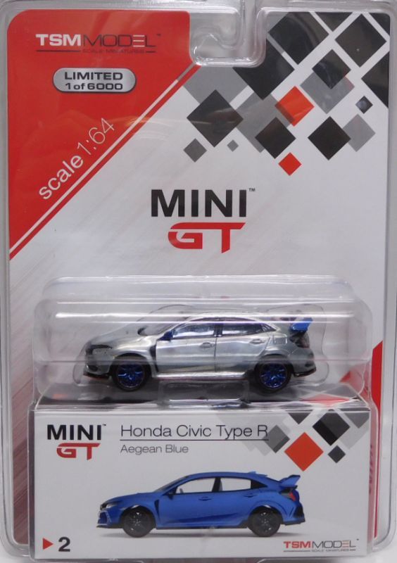 2018 TSM MODELS - MINI GT 【HONDA CIVIC TYPE-R】 ZAMAC/RR (CHASE ...